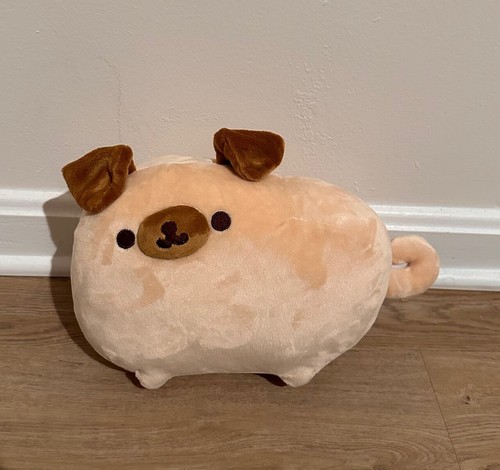 GUND Pusheen Pugsheen Tan & Brown Velvet Plush Dog with Poseable Ears ...