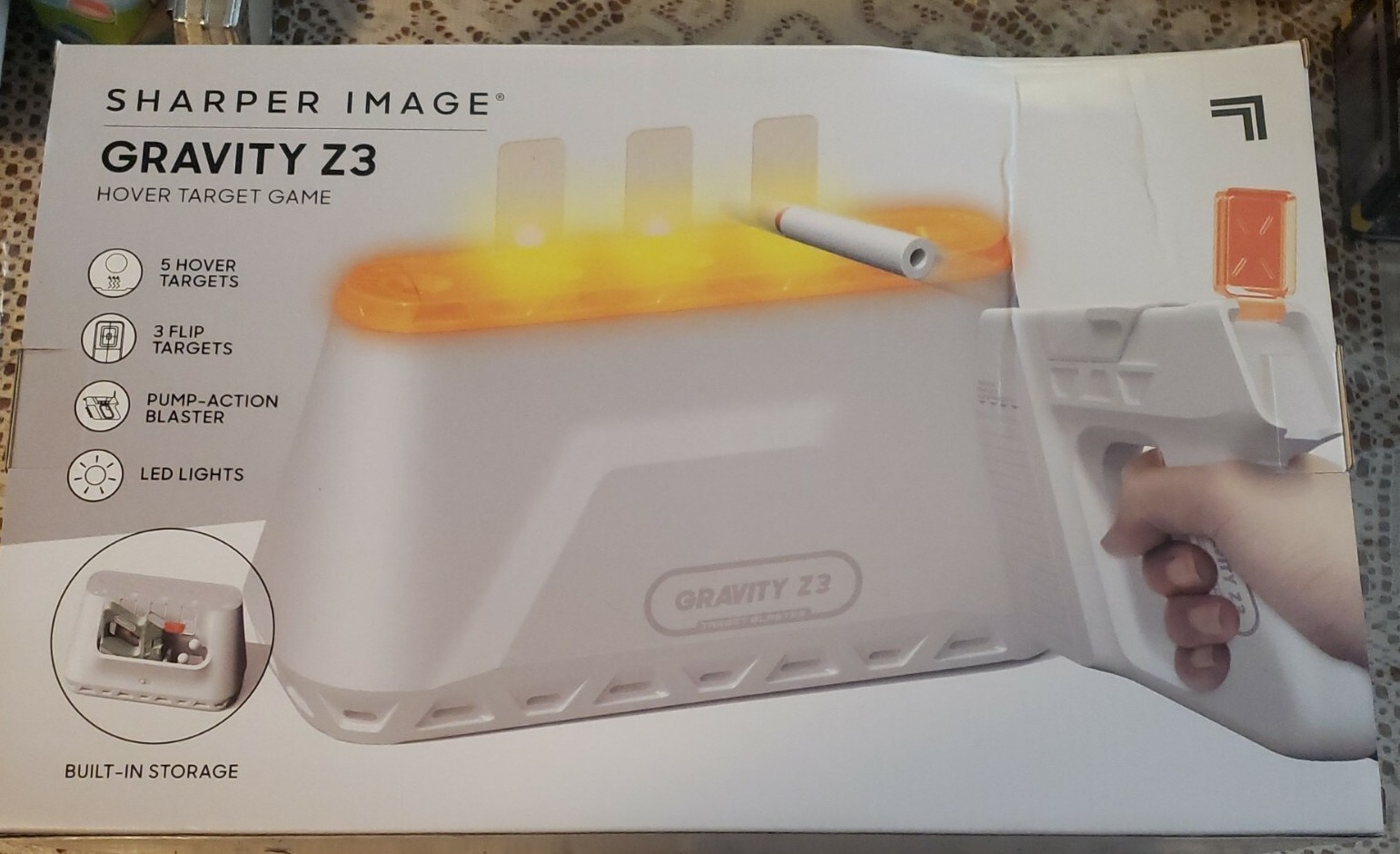 New Box Damaged Sharper Image Gravity 23 Hover Target Game 8 Total ...