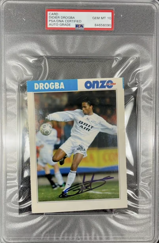 Didier Drogba Signed 2003 Onzo Rookie Jumbo Card – PSA 10 Autograph | eBay