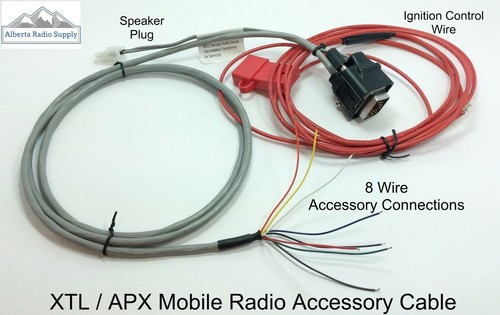 Accessory Cable for Motorola APX or XTL/ASTRO Mobiles - 8 Wire | eBay