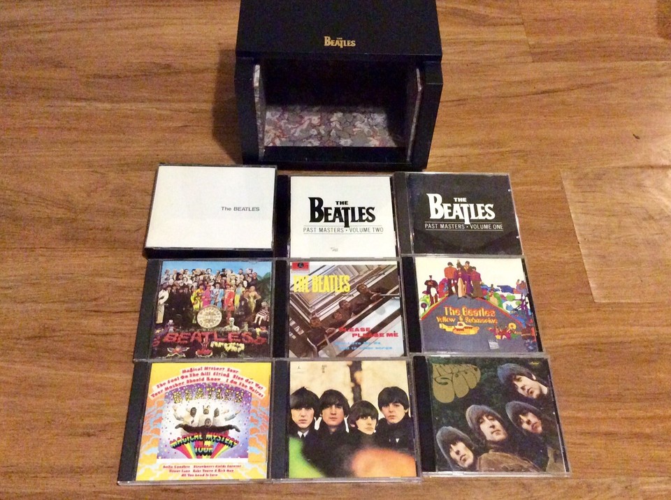 Rare! The Beatles Cd Records Collections. With Elvis Presley Shelf. | eBay