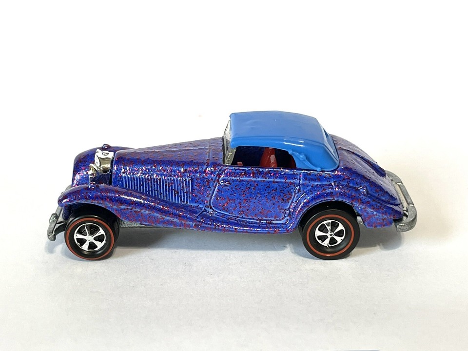 Brand New CUSTOM REDLINE Hot Wheels Vintage Flake Diecast Car Mercedes ...