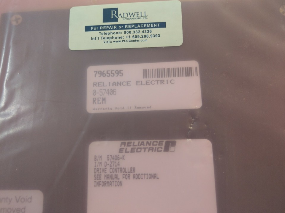 REFURBISHED! RELIANCE ELECTRIC DRIVE CONTROL MODULE 0-57406 57406-K | eBay