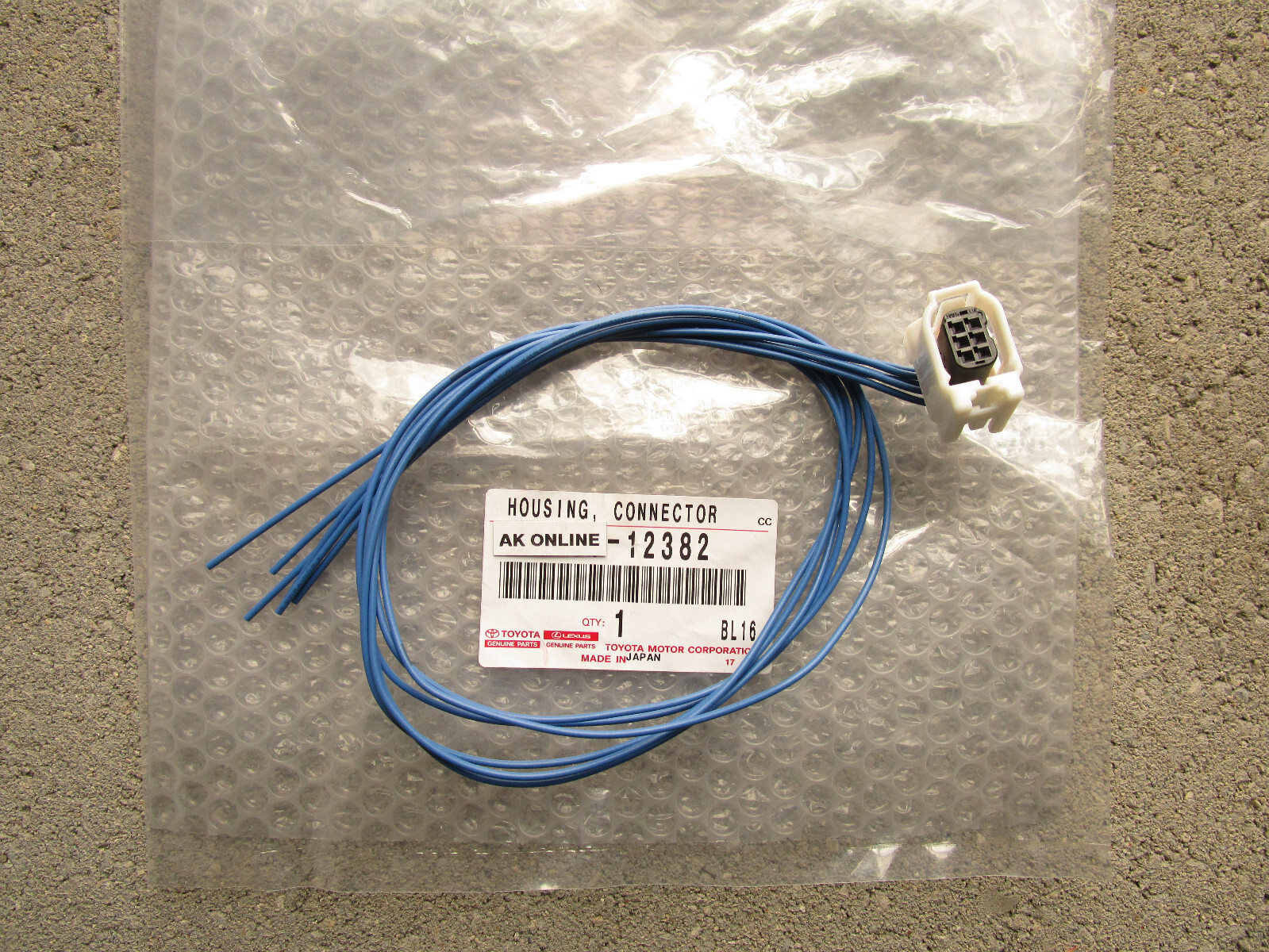 22 - 24 LEXUS NX250 ULTRASONIC PARKING SENSOR 6 PIN PIGTAIL WIRE ...