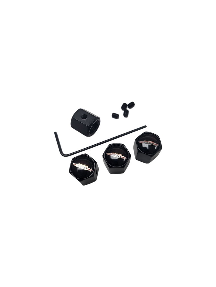 for MINI R53 R56 F56 F66 Valve Caps Anti Theft Alloy Wheel Dust Caps ...