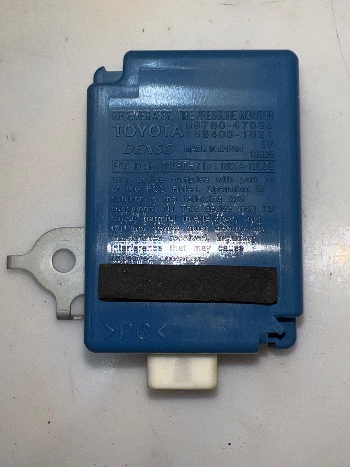 2010 - 2015 Toyota Prius TPMS Tire Pressure Monitor Module OEM ...