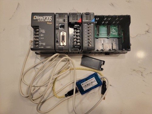 Direct Logic 205 Koyo D2-06B PLC DL260 CPU D2-08TD1 F2-08SIM | eBay