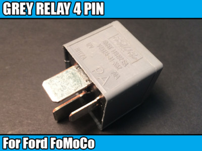1 GREY RELAY 4 PIN For Ford FoMoCo Electrical Component 5M5T14B192EA ...