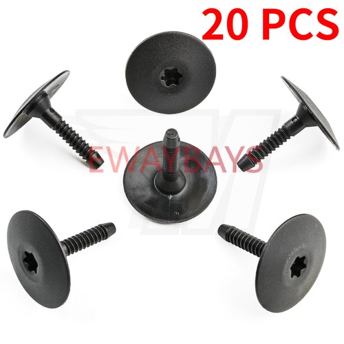 20 Pcs For BMW 07147296886 Side Shield & Trim Retainer Nylon Securing ...