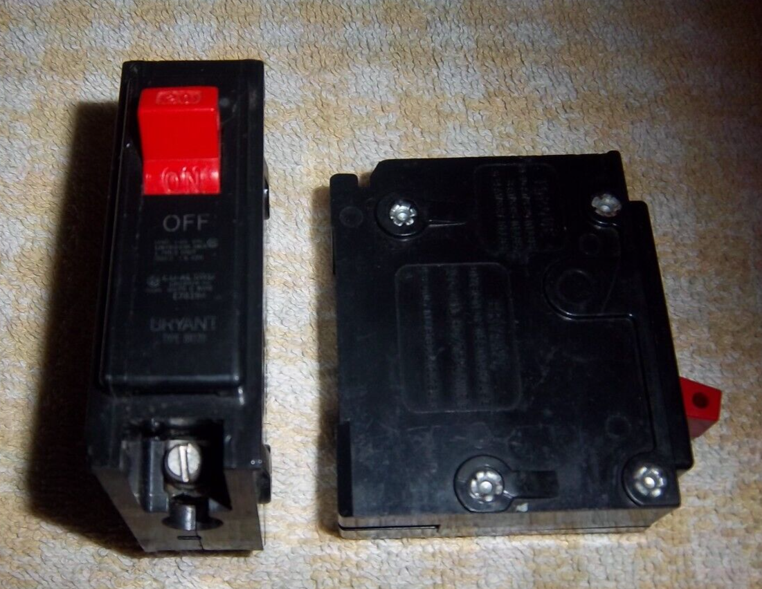 Bryant 20 Amp 1 pole BR120 Type BR Circuit Breaker | eBay