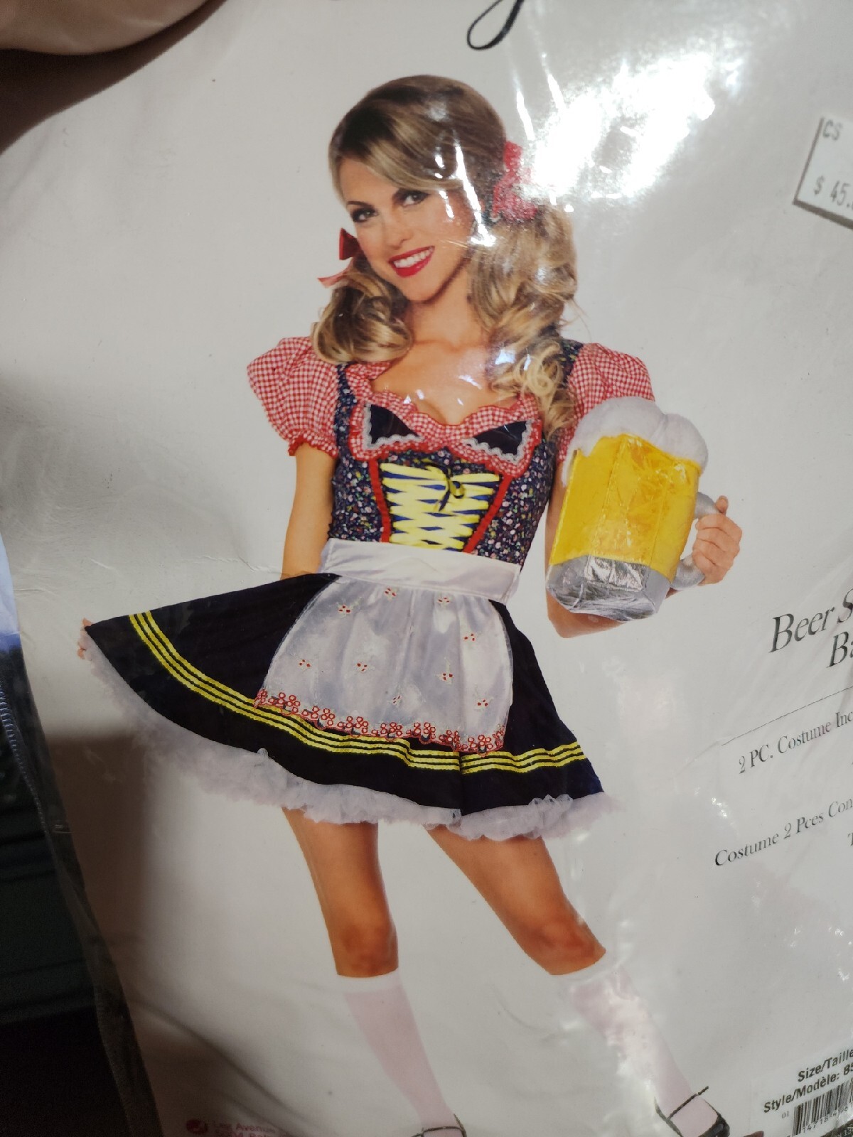 XX 85220 Beer Stein Babe German Dress Sexy Woman Costume Leg Avenue | eBay