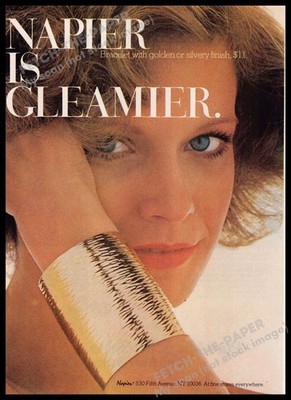 Napier 1970s Magazine Print Advertisement 1976 "Napier is Gleamier" | eBay