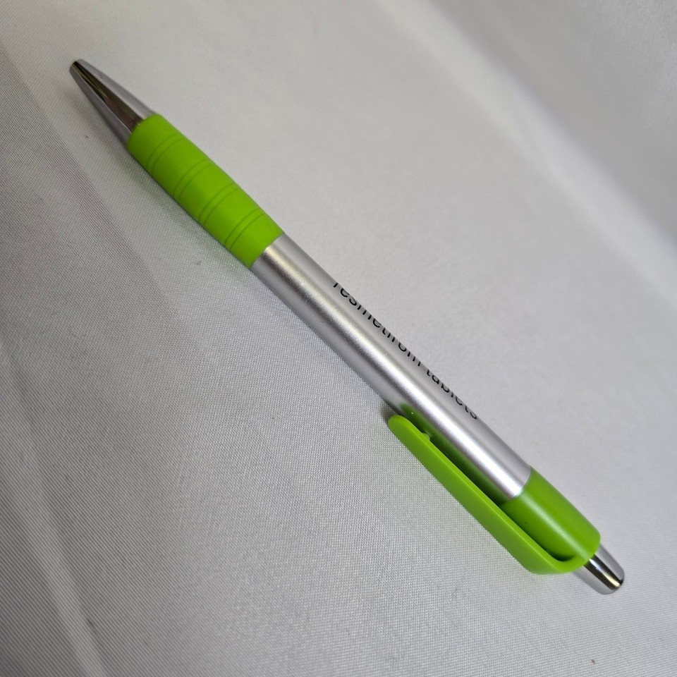 Rezdiffra resmetirom tablets Pharma Rep Promotional Pen, Silver/Green, Black Ink | eBay