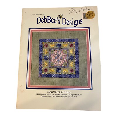 DebBee's Designs Needlepoint Needlework Pattern Marilyn's Garden | eBay