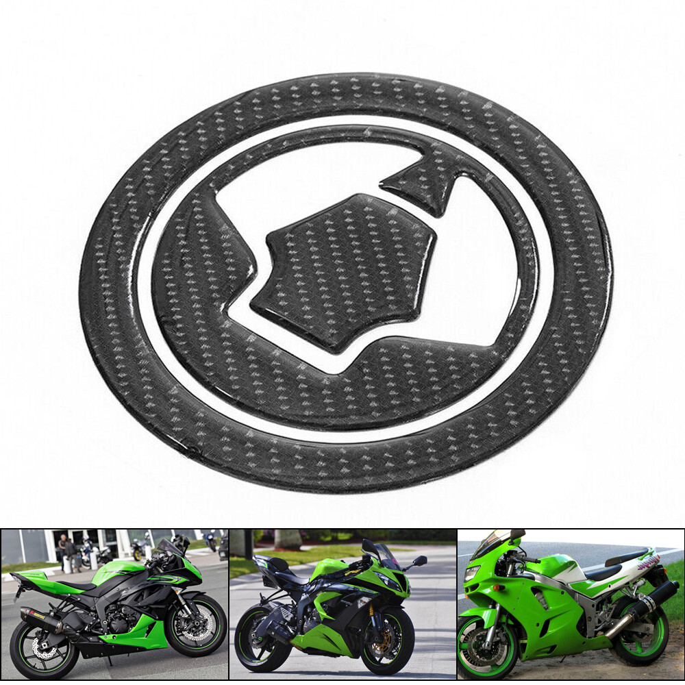 Fuel Gas Tank Pad Sticker Real Carbon Fiber For Kawasaki Z750 Z1000 07 ...