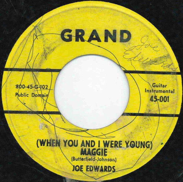 Joe Edwards (4) - Patsy 1960 7" Grand (3) 45-001 Very Good Plus (VG+ ...