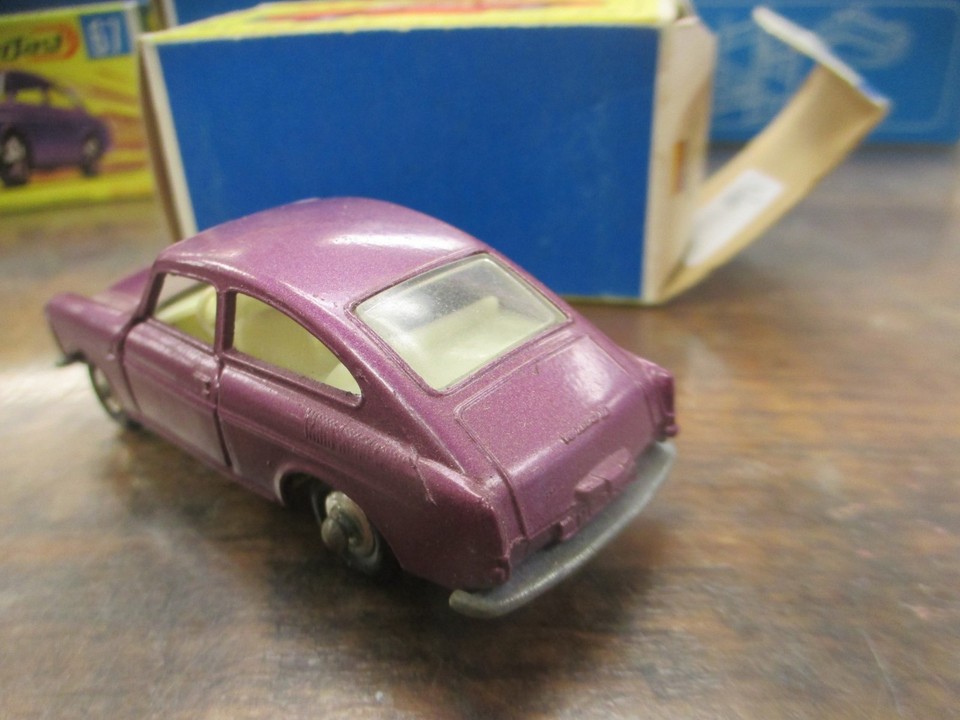 Lesney Matchbox 67 Custom Purple VW 1600 With Disc Wheel - MIB | eBay