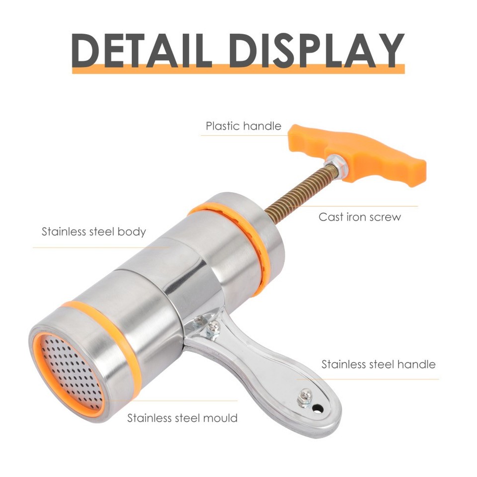 Handheld Pasta Maker Crank Noodle Machine Roller Manual Noodles Press ...