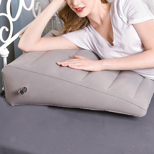 Inflatable Wedge Pillow for Travel Comfortable Bed Pillow for Office ...