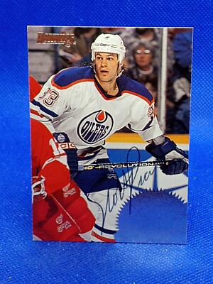 AUTOGRAPH AUTO Scott Pearson Oilers Nordiques 1994-95 Donruss #196 | eBay