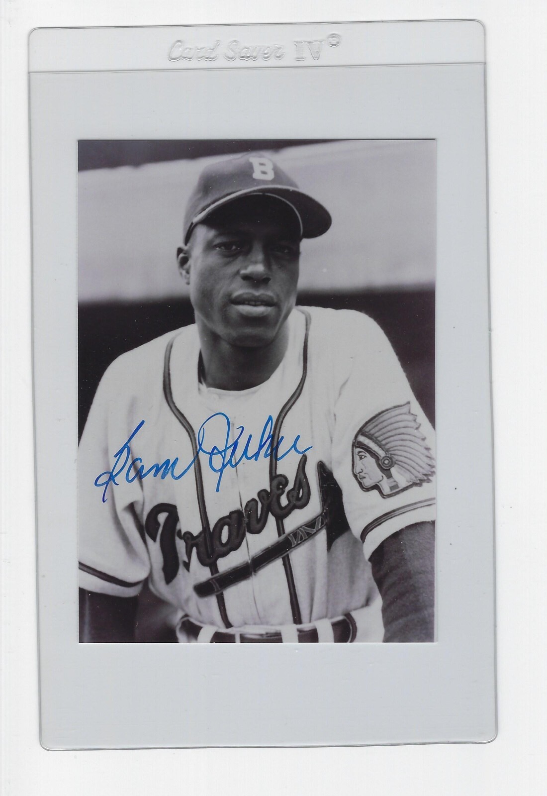 Sam Jethroe Boston Braves Signed Auto 3 1/2 x 5 Baseball Photo ...