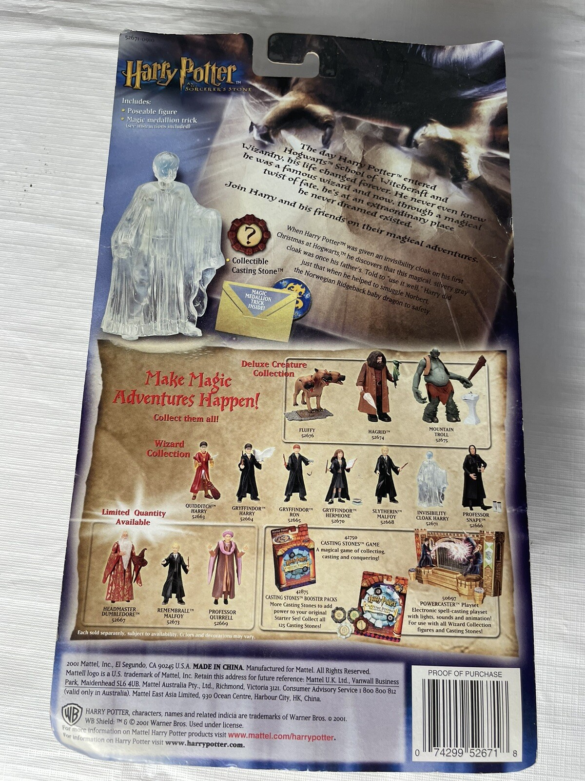 Mattel Harry Potter Invisibility Cloak Harry Action Figure for sale ...