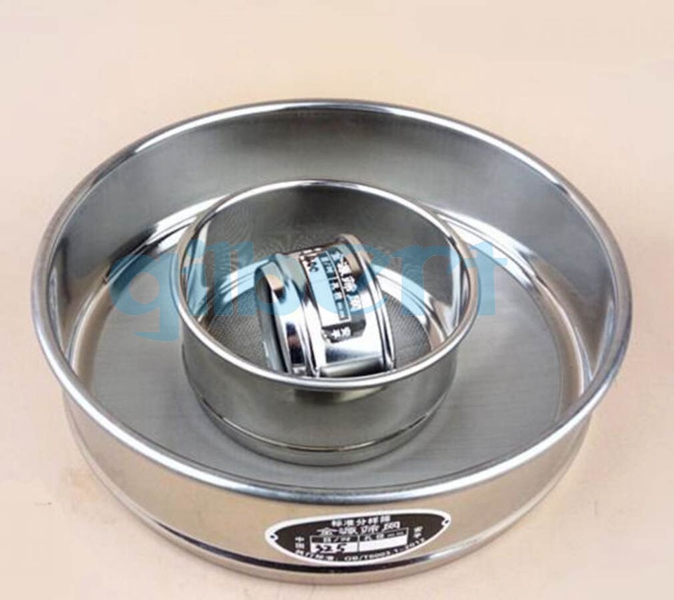 200mm Stainless Net /Croming Body Standard Test Sieve Laboratory Sieve ...