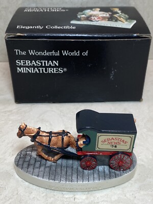 Sebastian Miniature SEBASTIAN EXCHANGE NEWS WAGON #3827 Hudson 1987 w ...