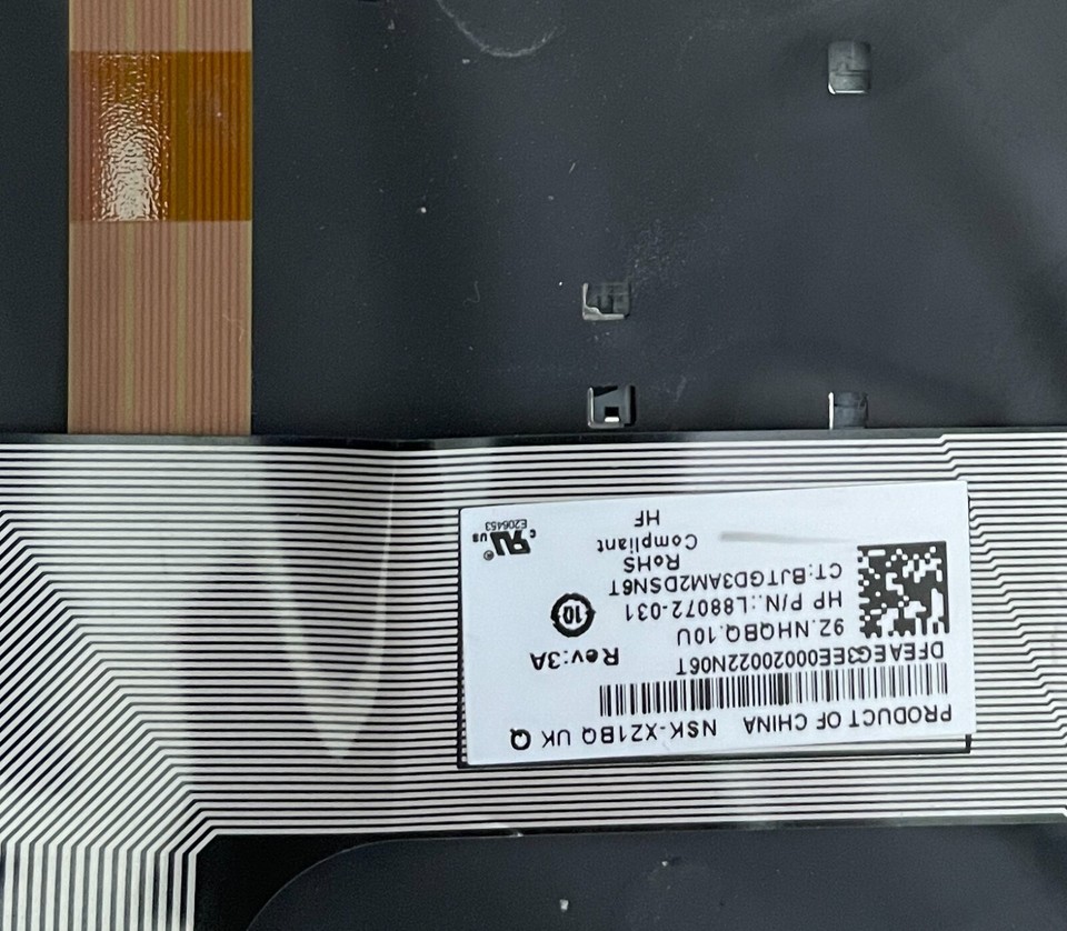 Keyboard Replacement Keys for HP Omen 15-EN Gaming Laptops UK Layout ...