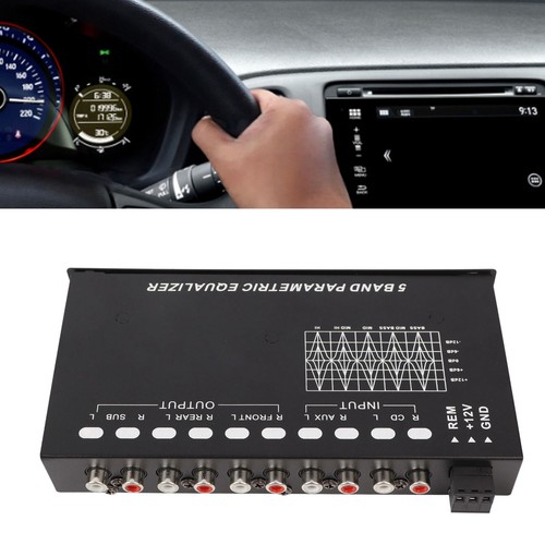 Car Hot Audio Equalizer Adjustable 5 Bands Precise Tuning EQ Tuning ...