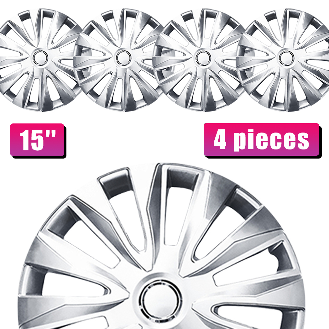 15 Inch Wheel Trims Set of 4 15" Car Wheel Trim Covers Hub Caps 4 Pack ...