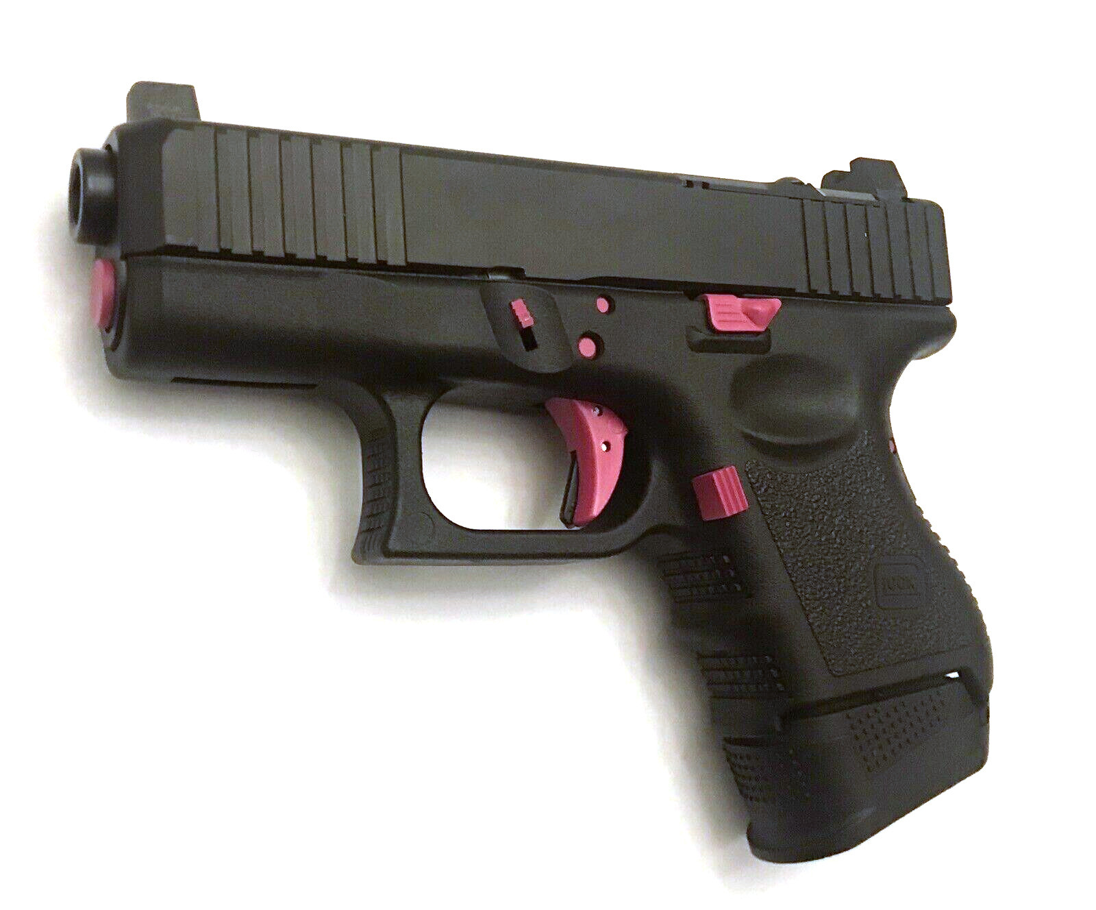 Extended Stainless Steel Slide Lock Lever + Spring For GLOCK 17 19 19X ...