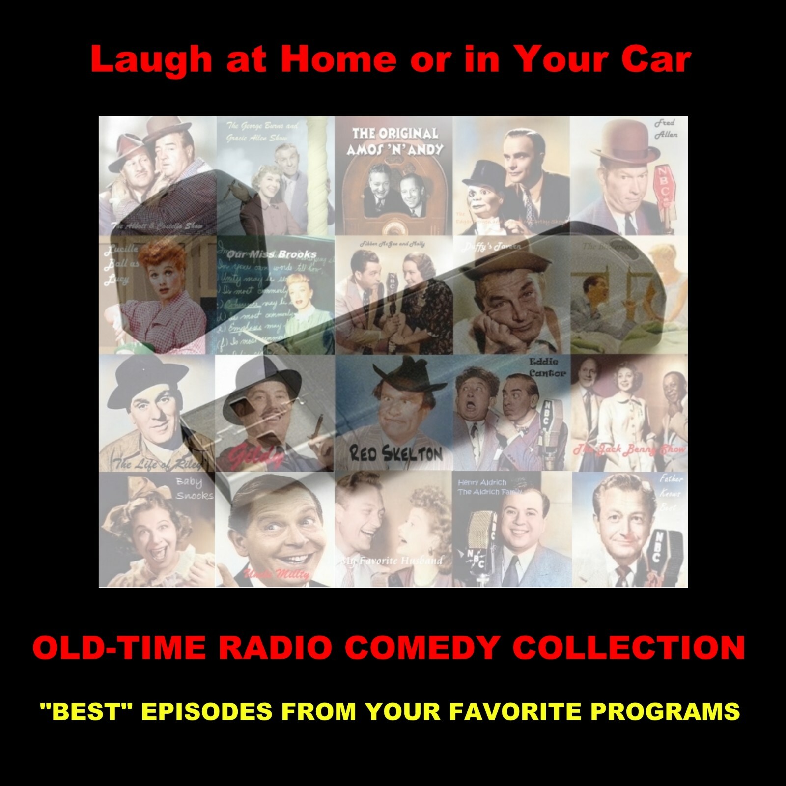 OLD-TIME RADIO COMEDY COLLECTION. THE "BEST" EPISODES ON A USB FLASH ...