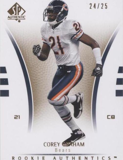 2007 SP Authentic - Rookie Authentics Corey Graham #183 Gold /25 (RC ...