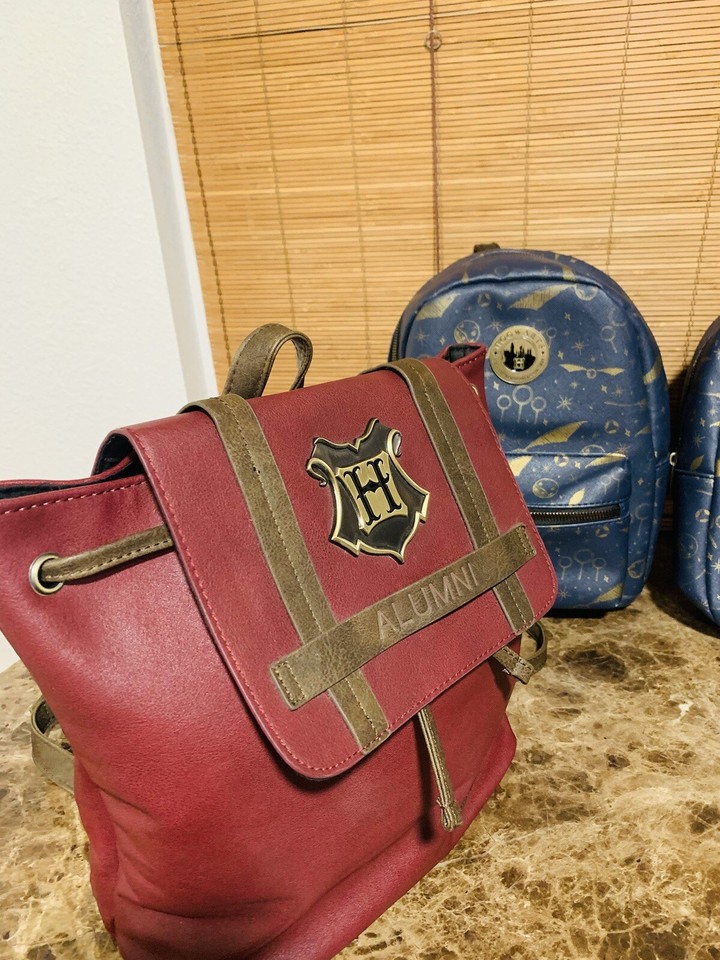 Harry Potter Mini Backpack LotWatercolor Icons Bioworld Hogwarts ...