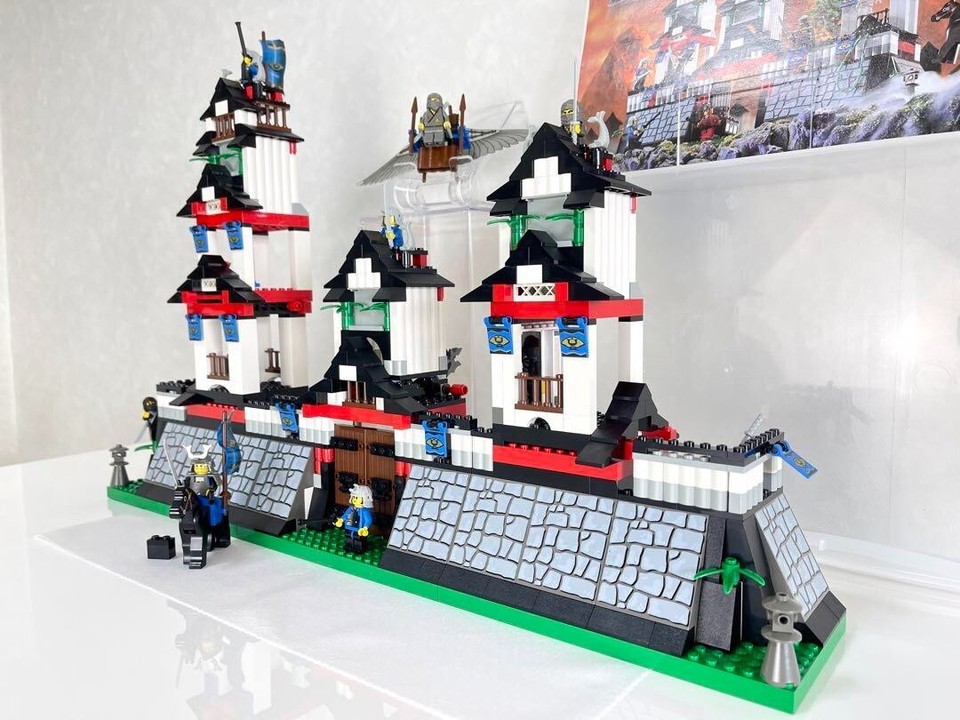 LEGO Flying Ninja Fortress 6093 Castle Series Samurai Skeleton 1998 Toy ...
