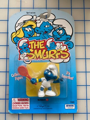 smurfs 20825 tennis player | eBay