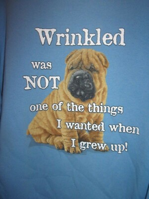 Dog SHARP PAI blue L sweatshirt Wrinkle Dog | eBay