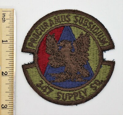US AIR FORCE 347 SUPPLY SQUADRON PATCH Vintage Original USAF | eBay