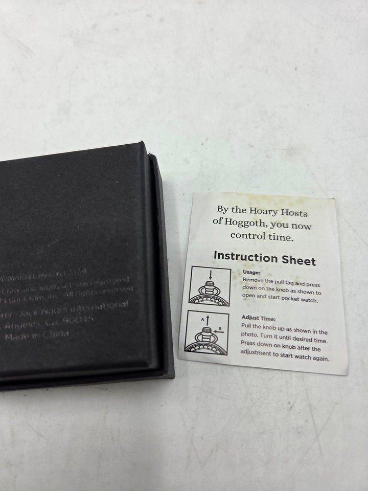 Marvel Doctor Strange Time Stone Pocket Watch Brass Chain Gift T2540 JSJ231 | eBay UK