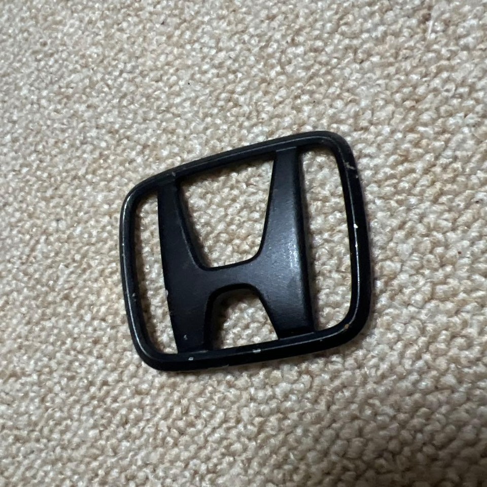 [Import duties included] Honda Black Square Emblem for Cars, Authentic ...