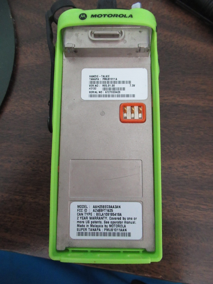 MOTOROLA HT750 Low Band 10 Meter portable 29.7-42MHz 16ch ...