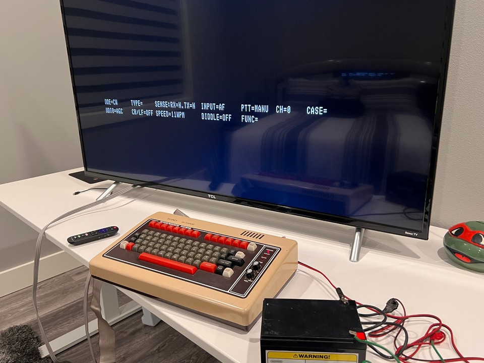 RTTY RADIO COMMUNICATIONS TERMINAL TONO THETA 9000E IN MINT CONDITION ...