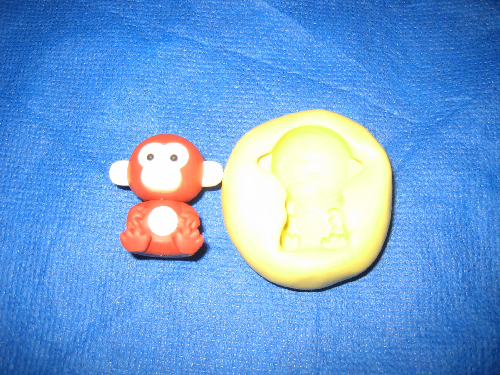 Monkey Silicone Mold #1 for Chocolate Candy Resin Fimo Clay Fondant ...