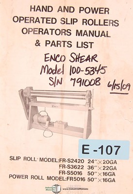 Fabrication - Slip Roller