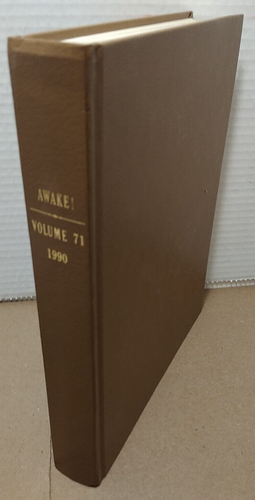Awake! - Jehovah's Witnesses - Jan to Dec - 1990 - Bound Hardcover | eBay
