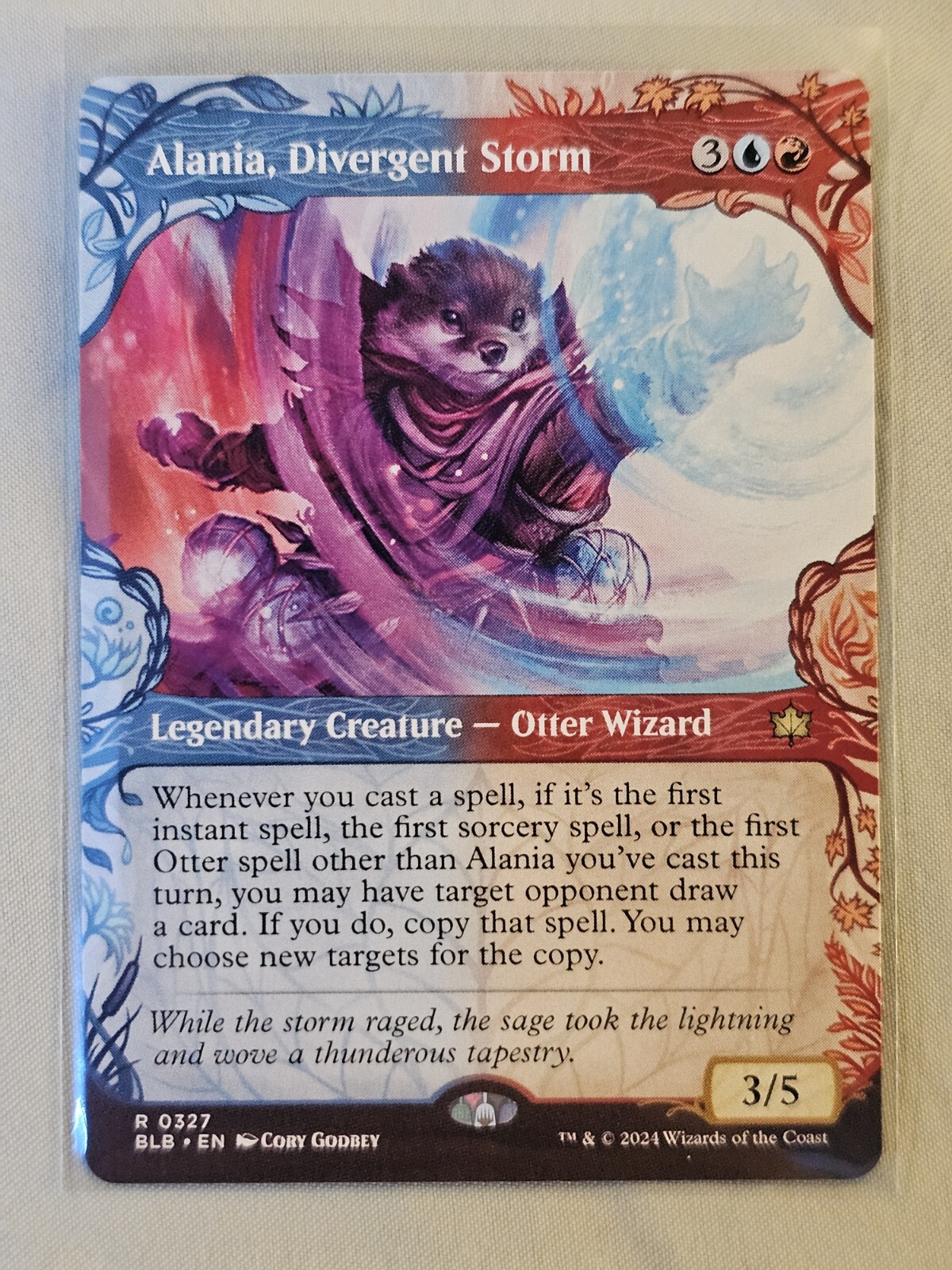 Alania, Divergent Storm (Showcase) - Bloomburrow - MTG 327 | eBay