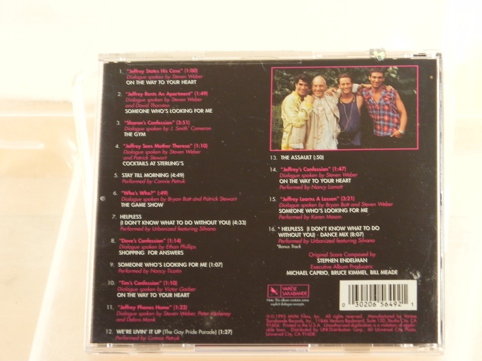 Jeffrey [Original Motion Picture Soundtrack] by Stephen Endelman CD ...