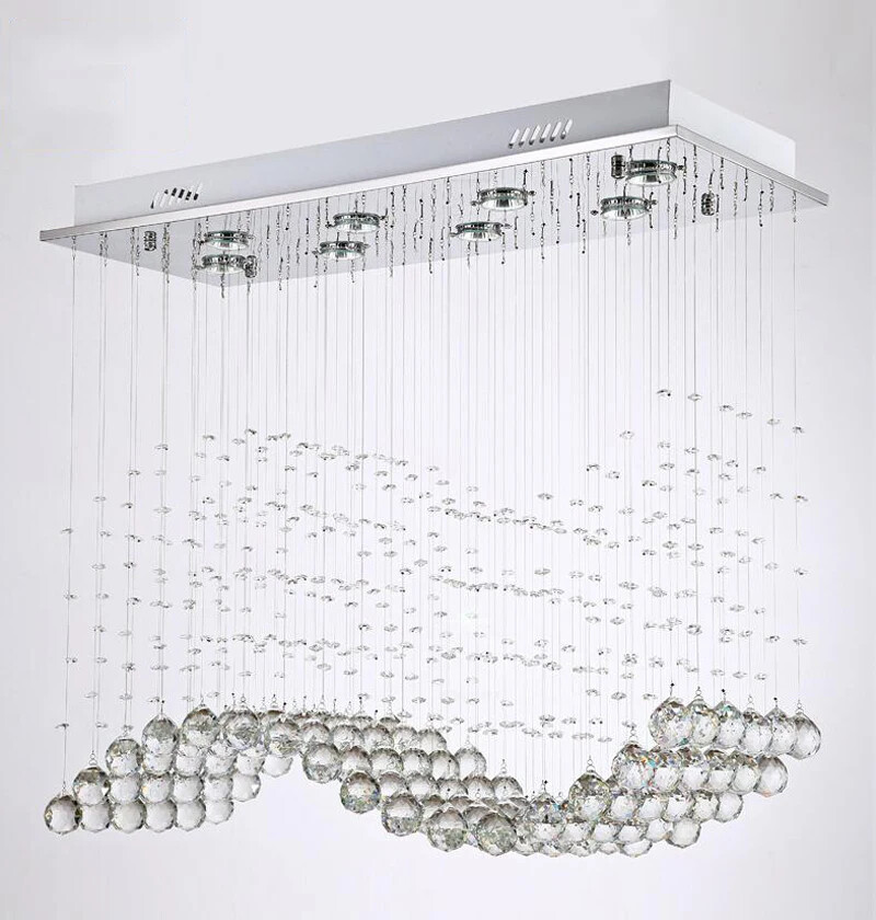 Crystal Wave Chandelier