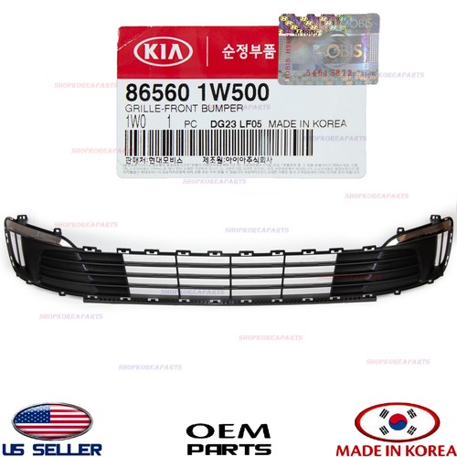 OEM Genuine Front Bumper Lower Grille W/ Chrome KIA RIO SEDAN 2016-17 ...
